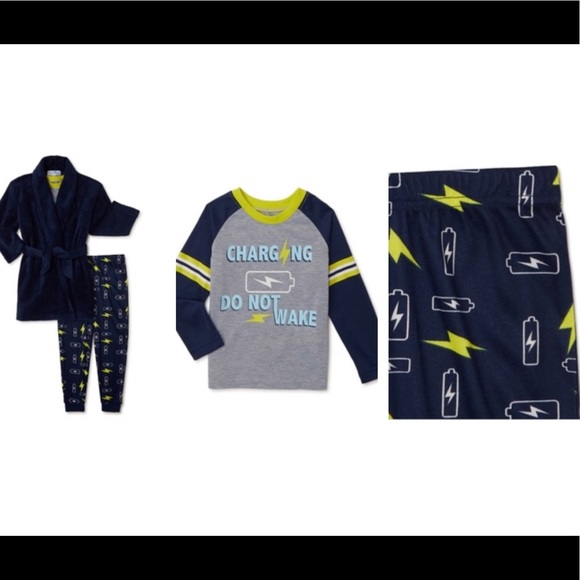 Freestyle | Pajamas | Nwt 7 Charging Dont Wake Boy Girl Gaming Pajamas ...